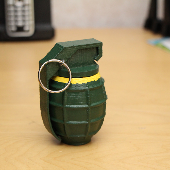 3D Printable Grenade Container SHGR95 by Rikard Lindström