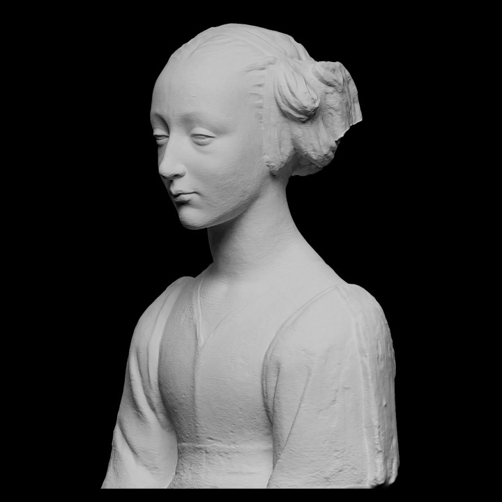3D Printable Portrait of a woman by SMK - Statens Museum for Kunst