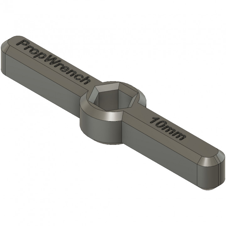 3D Printable PropNut Wrench Set by Dan Ouellet
