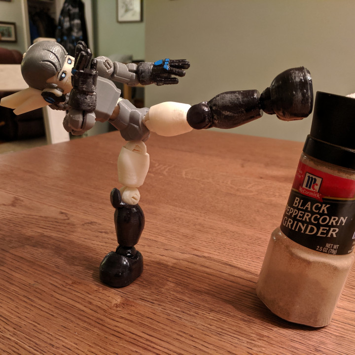 3D Printable ALICE - Action Figure Model Kit by WuLongToys