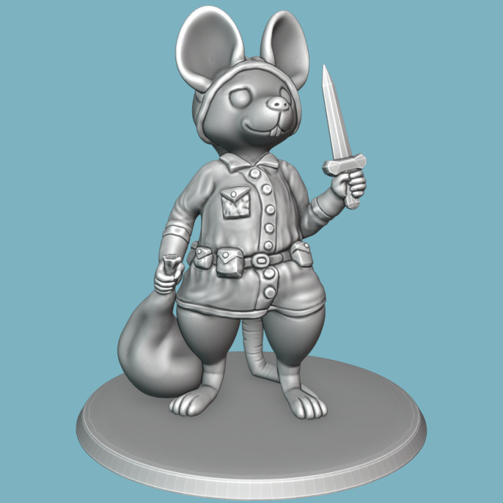 3D Printable Rat Rogue Remastered by Clay Rade
