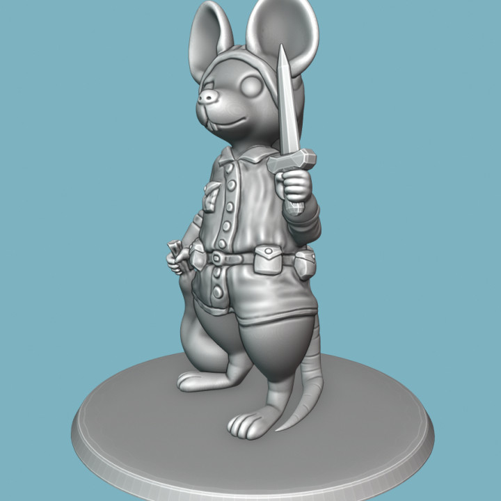 3D Printable Rat Rogue Remastered by Clay Rade