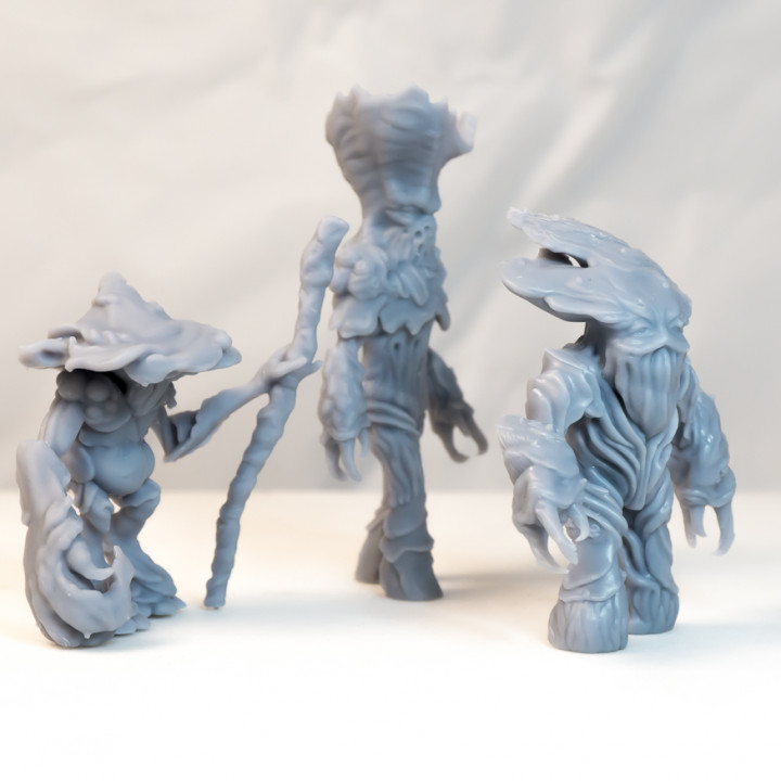 3D Printable Myconids - DnD Monsters - 3 Units by DCA Tabletop