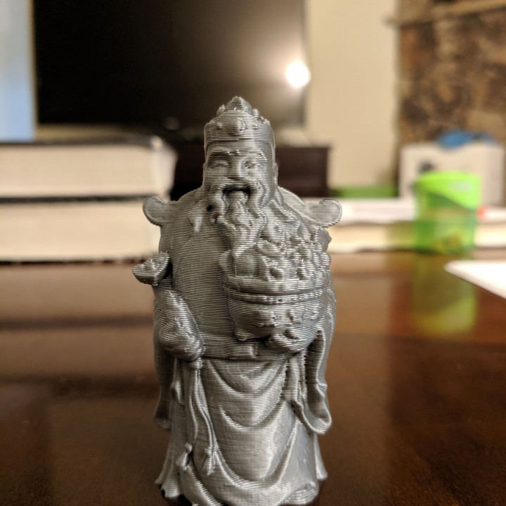 3D Printable God of Money by Eric Li