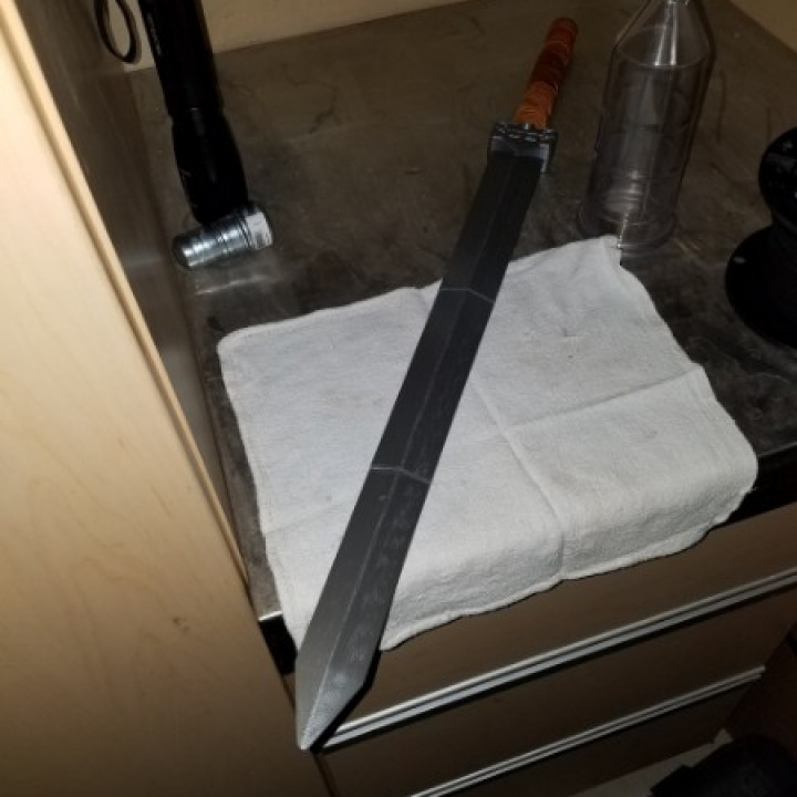 3D Printable Sokka's meteorite space sword by William Frazier