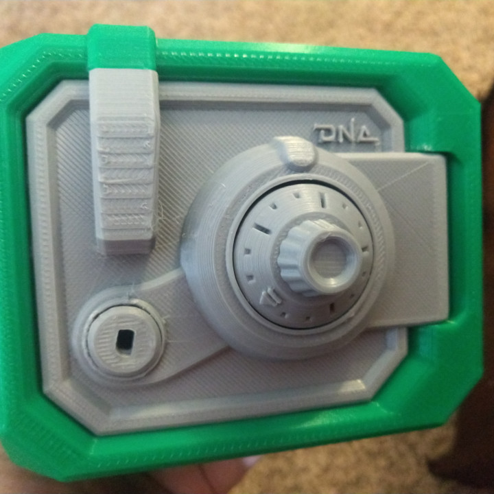 3D Print of Safe Box with Lockable Door by carefudundae