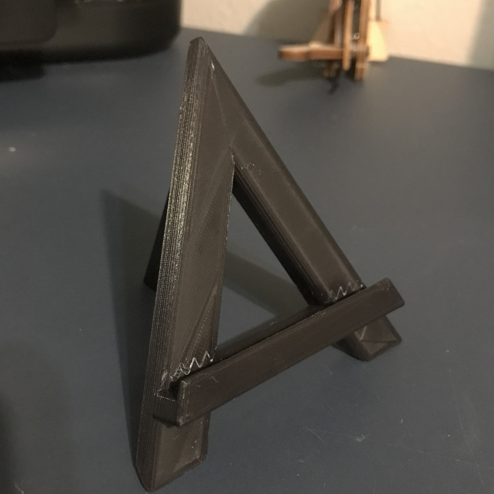3D Printable Mini Display Easel by Troy Alvarado
