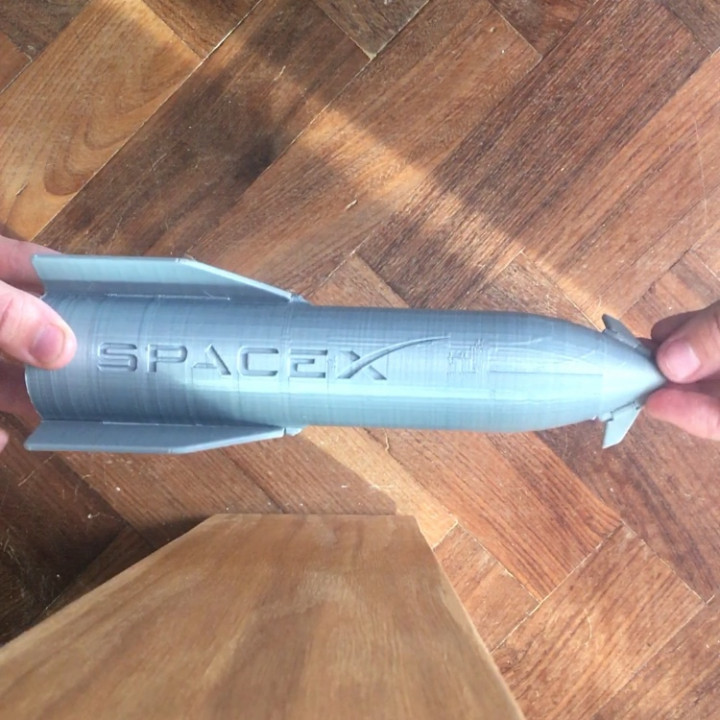 3D Print of SpaceX Starship by WMDesigns