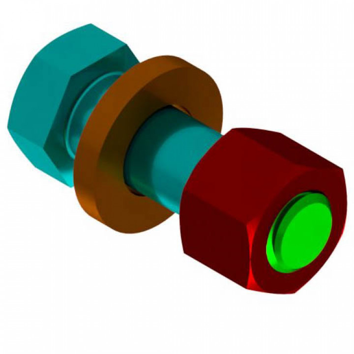 3D Printable Bolt Puzzle by Mark Ingle