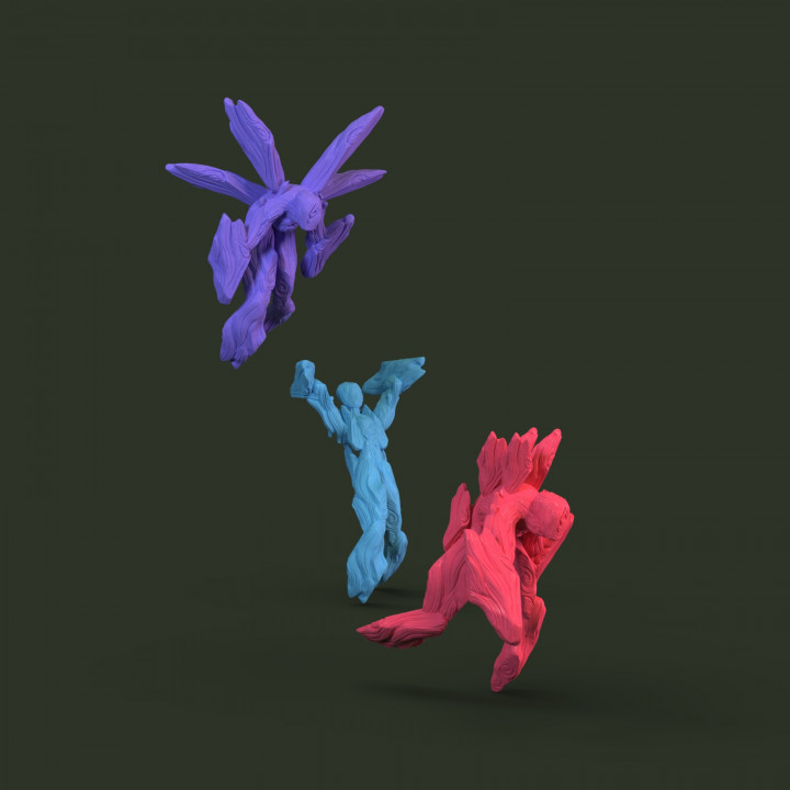 3D Printable Tree Spirits by Orc King Studio