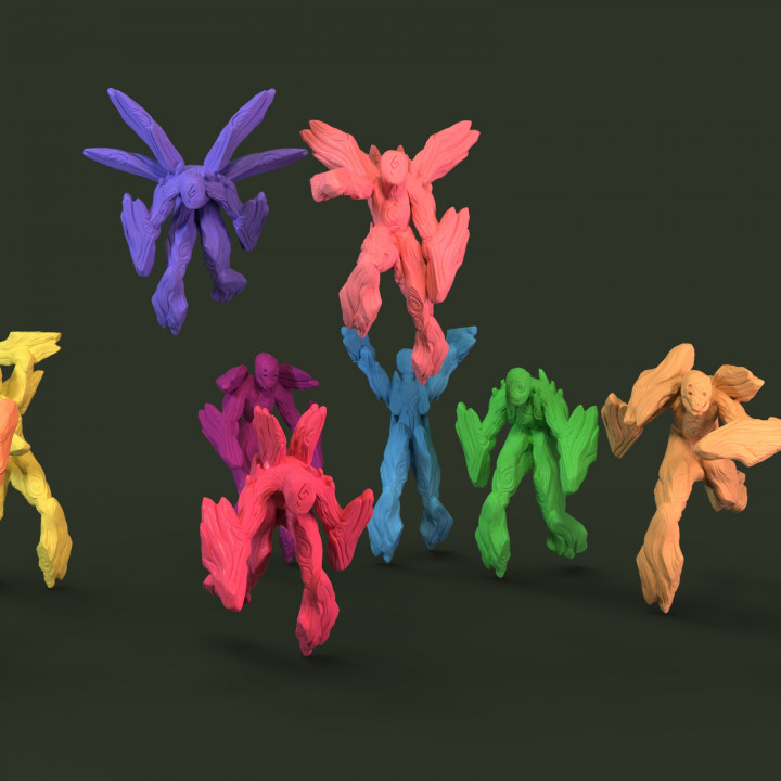 3D Printable Tree Spirits by Orc King Studio