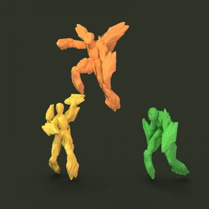 3D Printable Tree Spirits by Orc King Studio