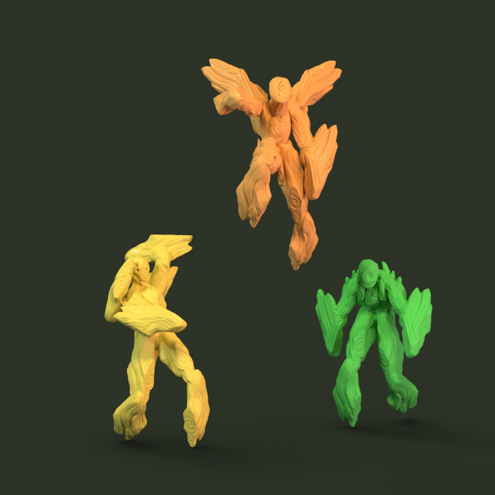 3D Printable Tree Spirits by Orc King Studio