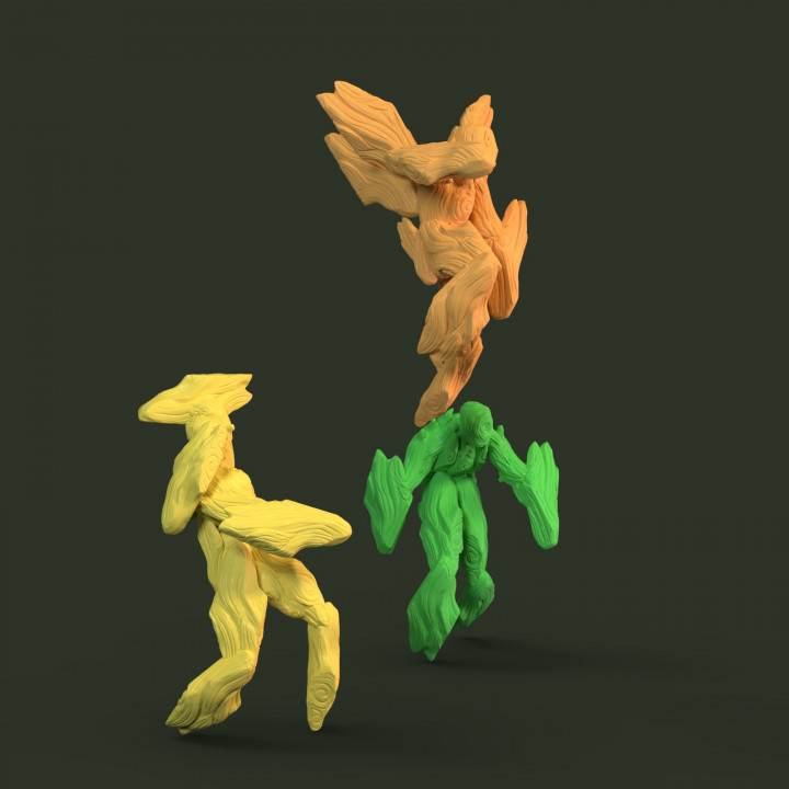 3D Printable Tree Spirits by Orc King Studio