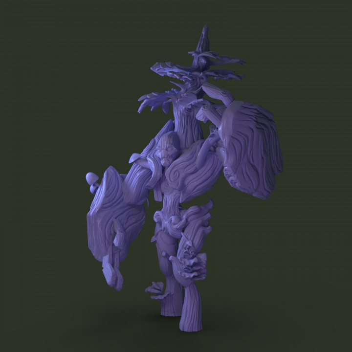3D Printable Tree Knights by Orc King Studio