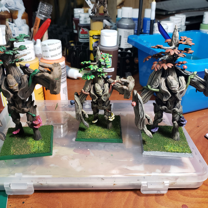3D Printable Tree Knights by Orc King Studio
