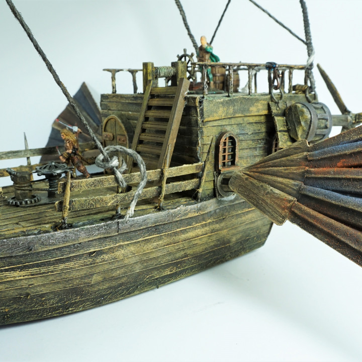 3D Printable Ship's accessories V2 Window , Mast base by Alex OIK