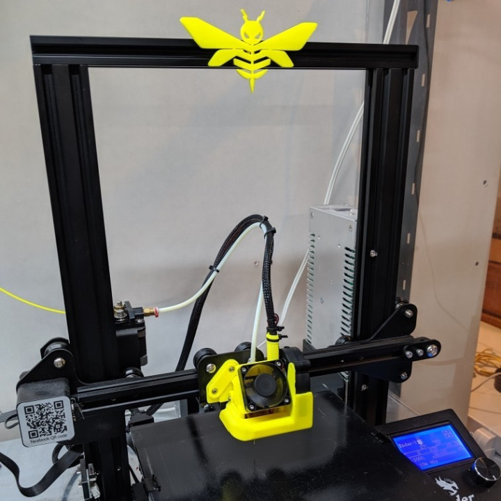 3D Printable Ender 3 Bumblebee Badge by Matt Spaustat