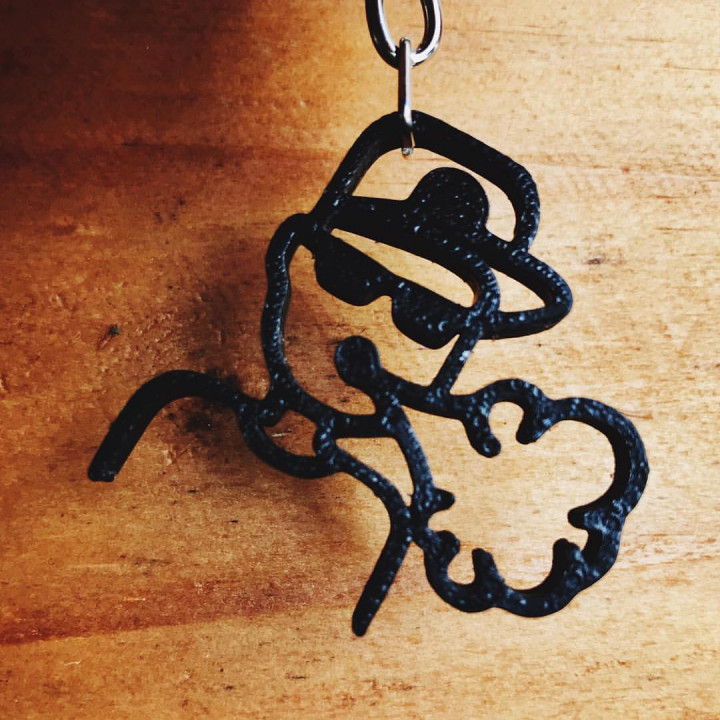 3D Printable Vaper / Shisha Keychain by Rafael Buosi Villafanha