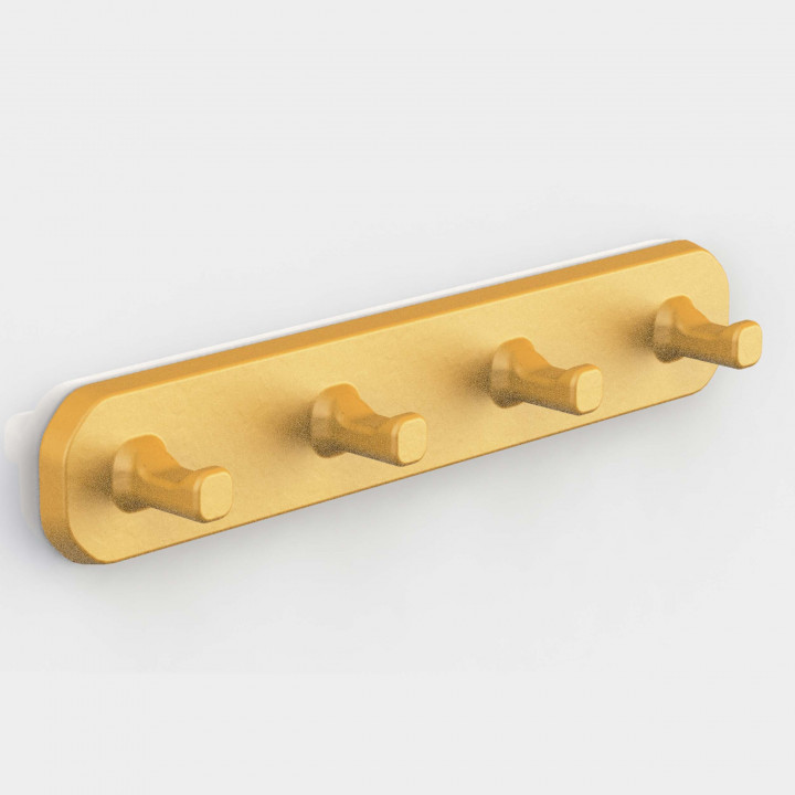 3D Printable Key Holder Hook 3M Command by Spencer