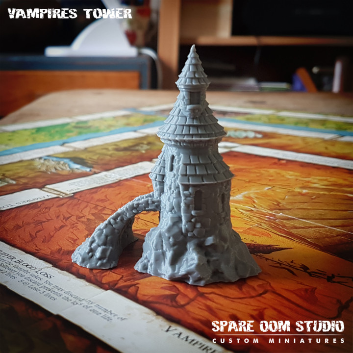 3D Printable Vampire Tower by Leavon Archer