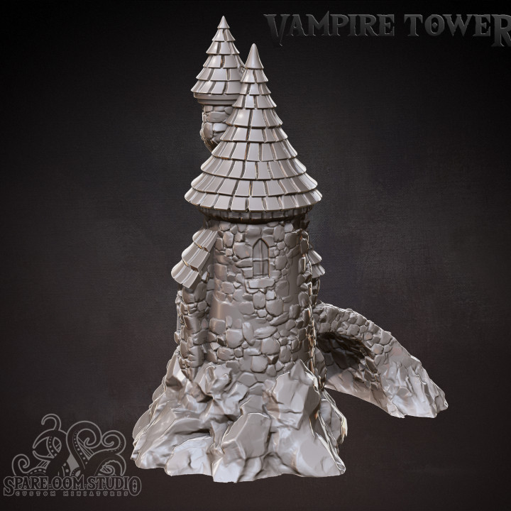 3D Printable Vampire Tower by Leavon Archer