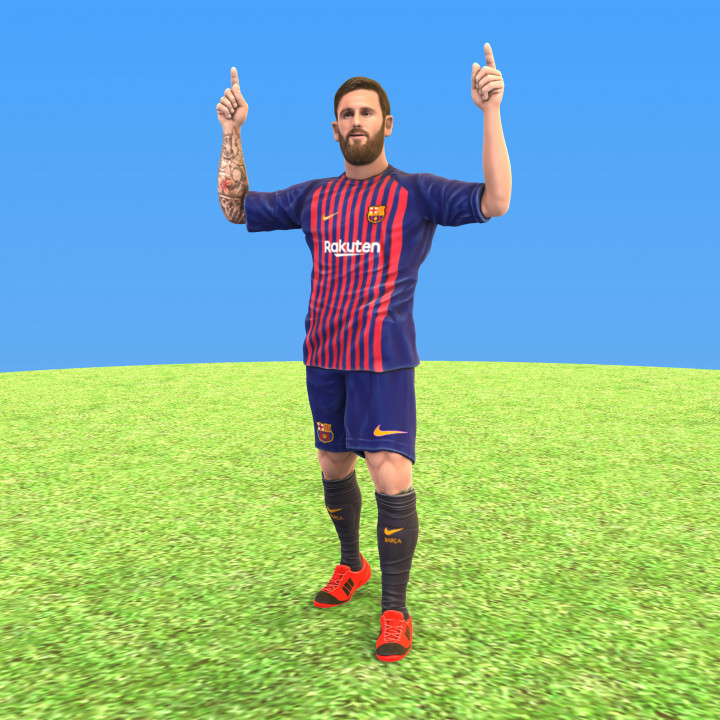 3D Printable Lionel Messi! by Selfi 3D