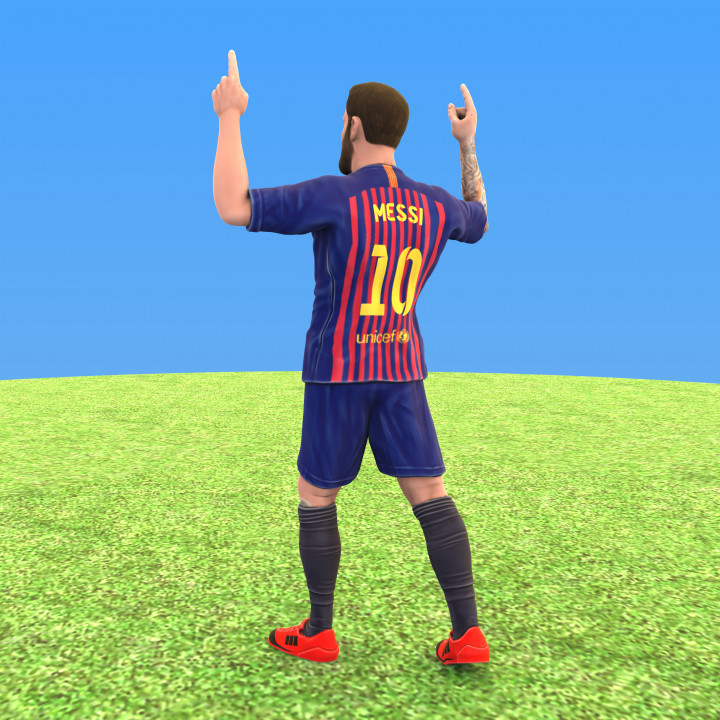 3D Printable Lionel Messi! by Selfi 3D
