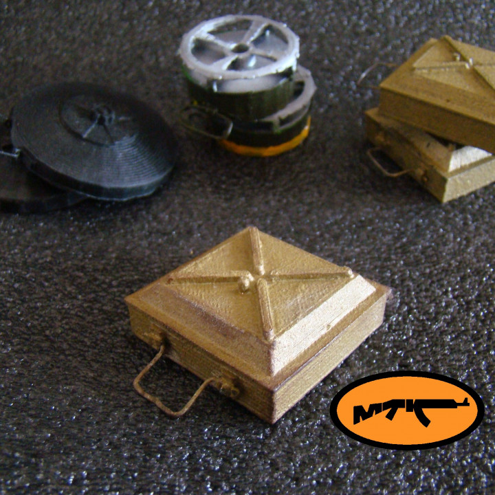 3D Printable TM - 35 SOVIET ANTI TANK MINE by MtkStuka