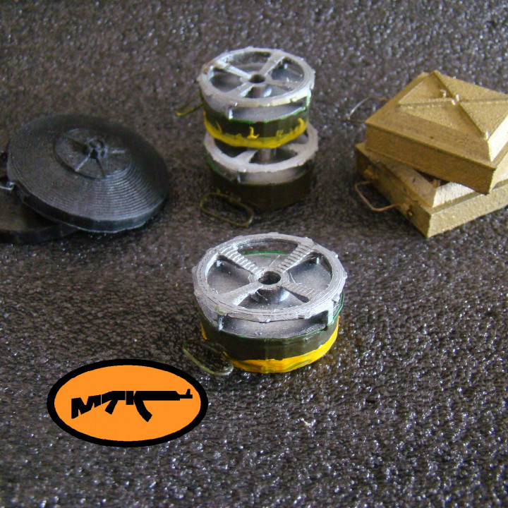 3D Printable M1A1 ANTI TANK MINE by MtkStuka