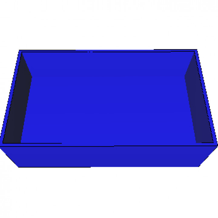 3D Printable Top Loader Deck Box by Cameron Sible