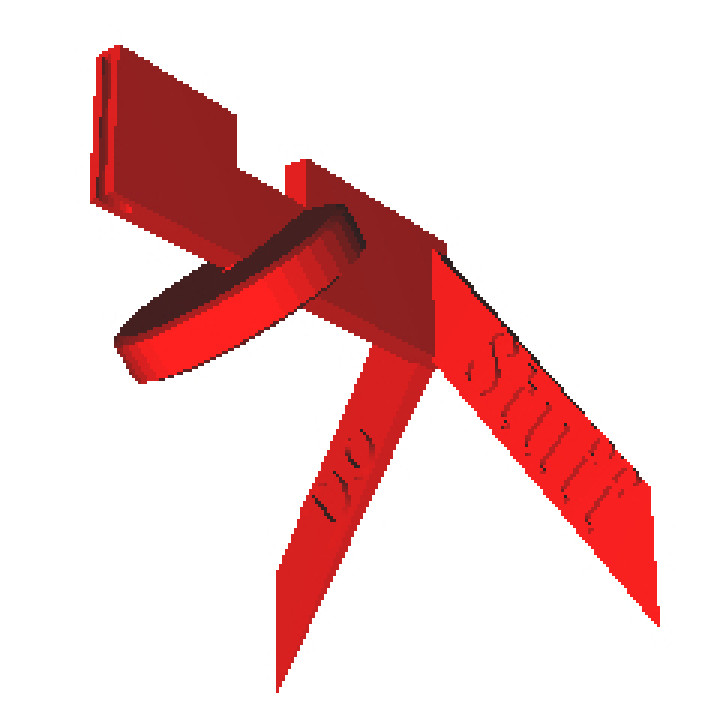 3D Printable Desktop stand by Ramez Rifai