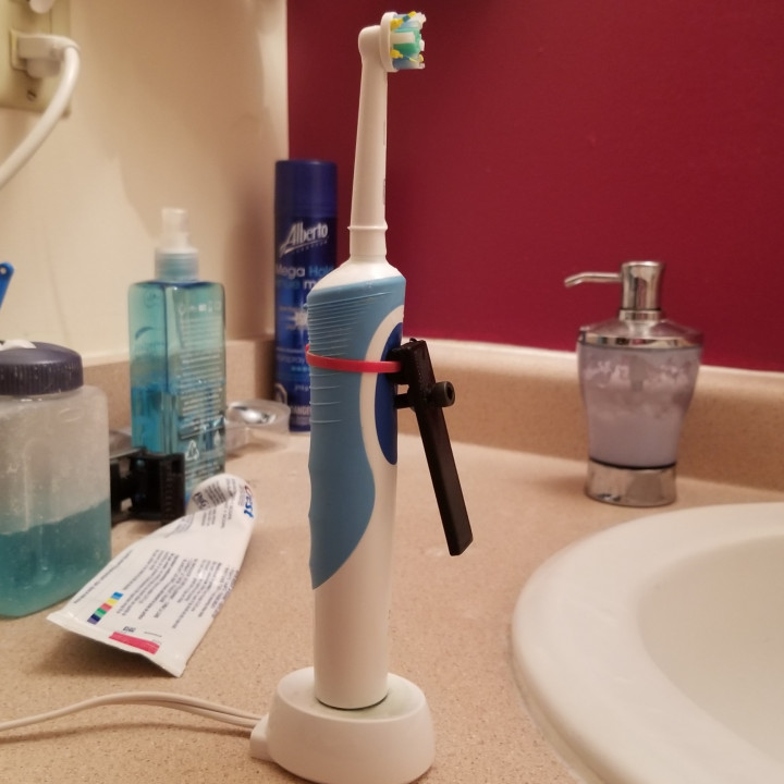 3D Printable Lever for Pressing Buttons by Michael Gamble