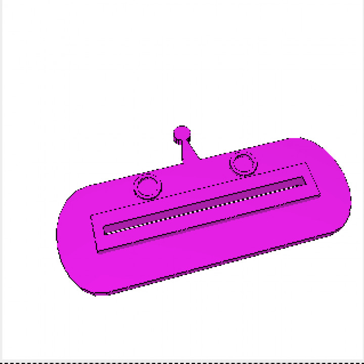 3D Printable Toothpaste Squeezer by Bess Bezanis
