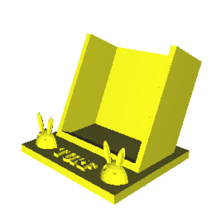 3D Printable Phone Stand/Remote Controller Holder by Ryan Turf