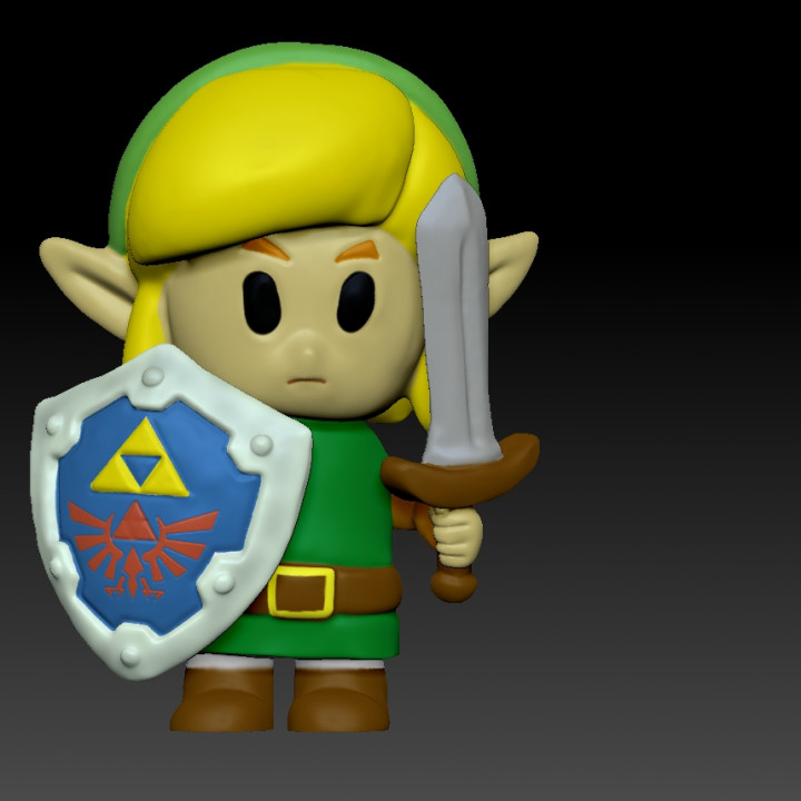 3D Printable Link's Awakening by Revue