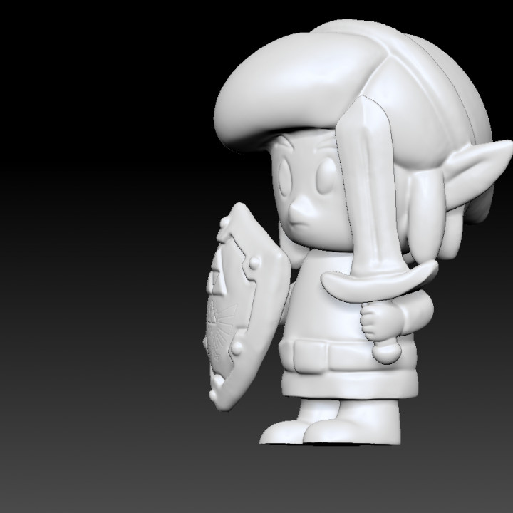 3D Printable Link's Awakening by Revue