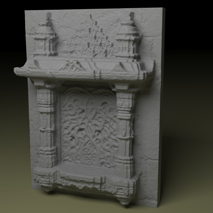 3D Printable Niches: Stepwell of Borsad by Scan the World India