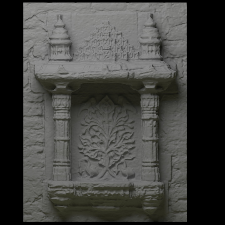 3D Printable Niches: Stepwell of Borsad by Scan the World India