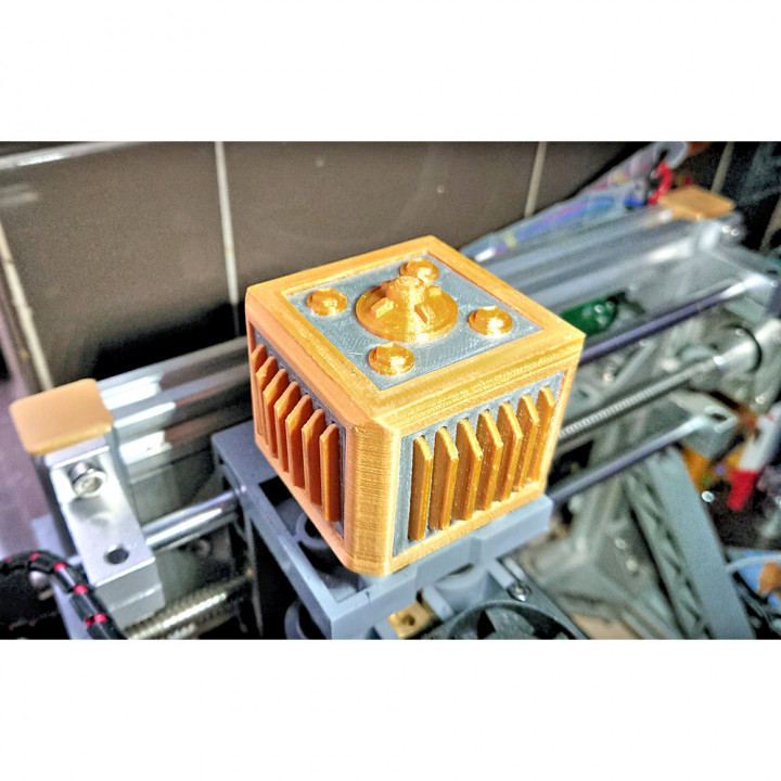 3D Printable Industrial/steampunk stepper motor cover for CNC or 3D ...