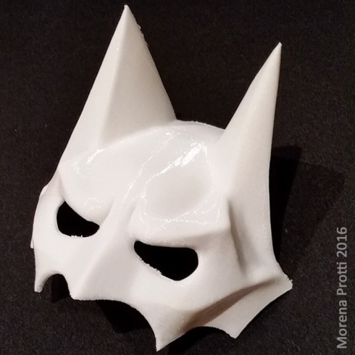 3D Printable Bat-Cat mask by Morena Protti