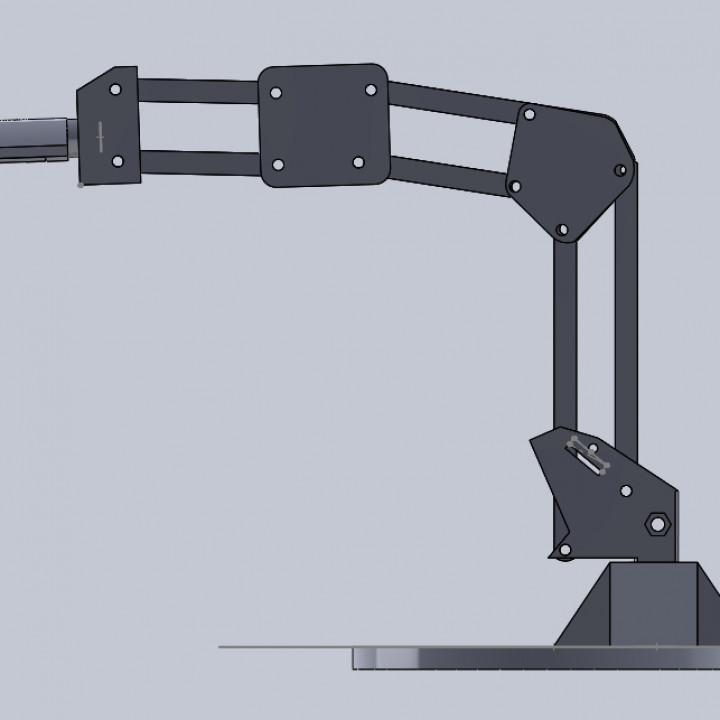 3D Printable Desktop Lamp by Ümit YILDIRIM