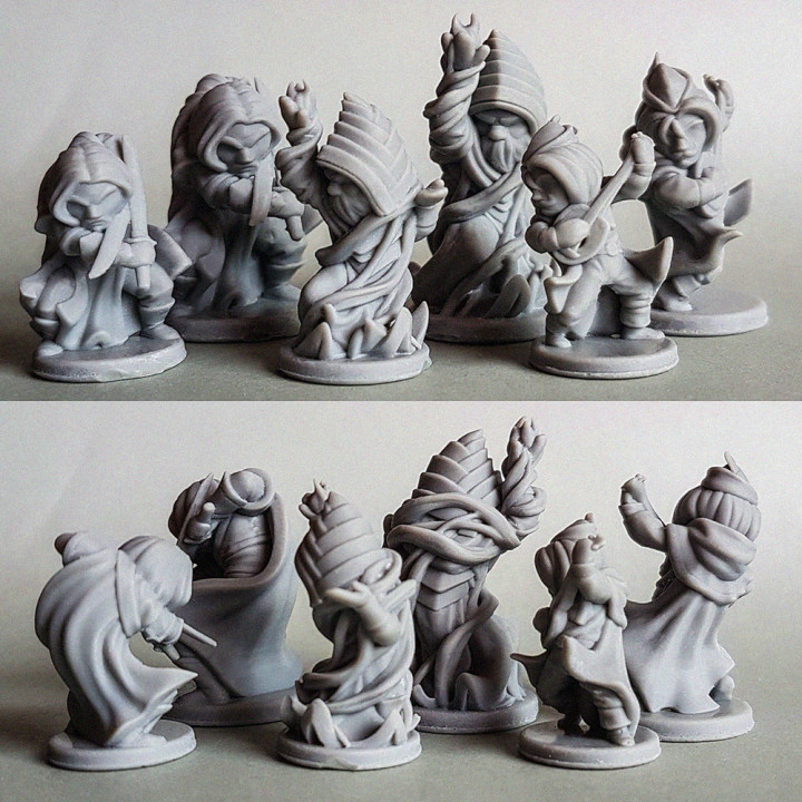 3D Printable RPG Heroes! Set_04 by Arminas Didziokas
