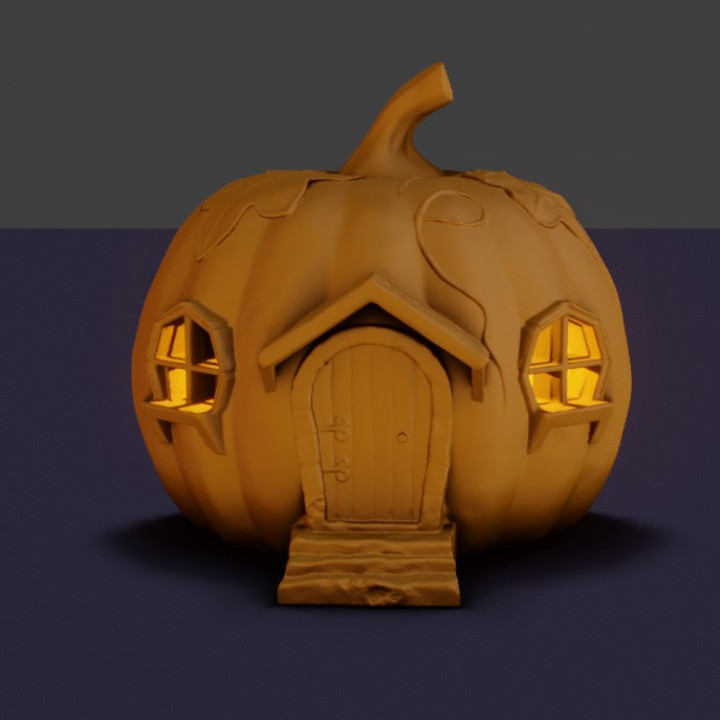 3D Printable Pumpkin Hut by Jukka Seppänen