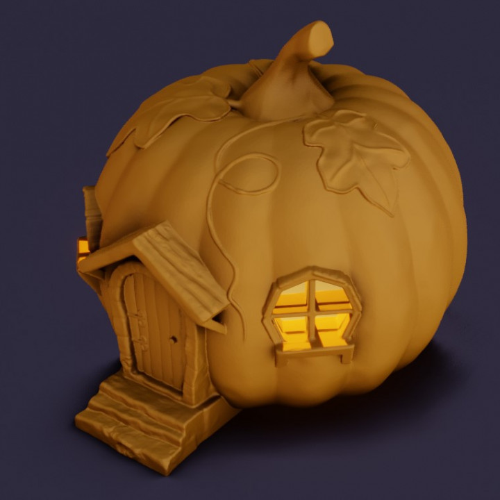 3D Printable Pumpkin Hut by Jukka Seppänen