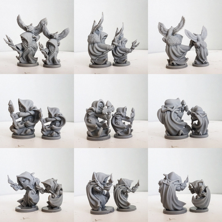 3D Printable RPG Heroes! Set 01-04 - 25% OFF by Arminas Didziokas