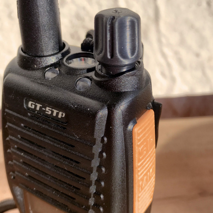 3D Printable Baofeng GT5-TP volume knob by Paolo Buongarzone