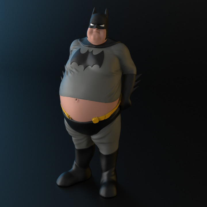 3D Printable Batman Retired by Christos Fragoulias
