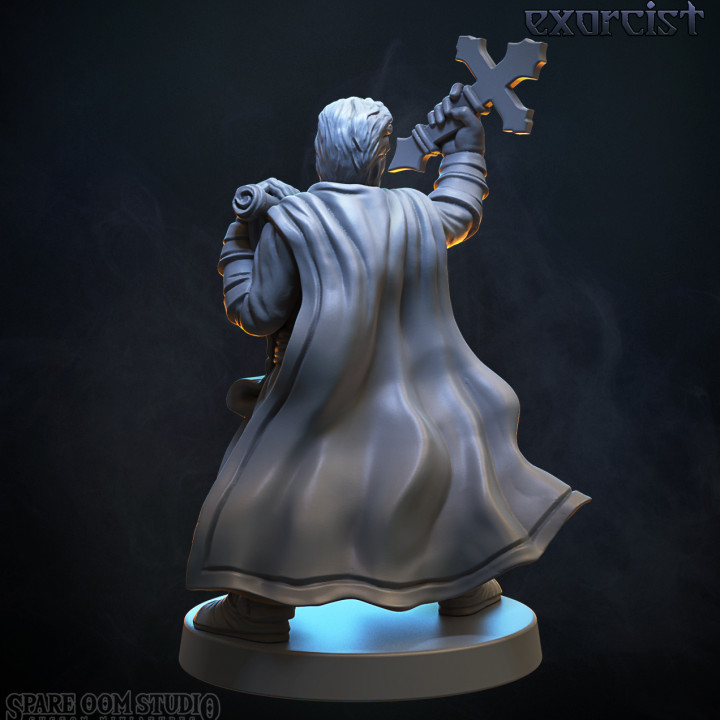 3D Printable Exorcist - 32mm scale miniature by Leavon Archer