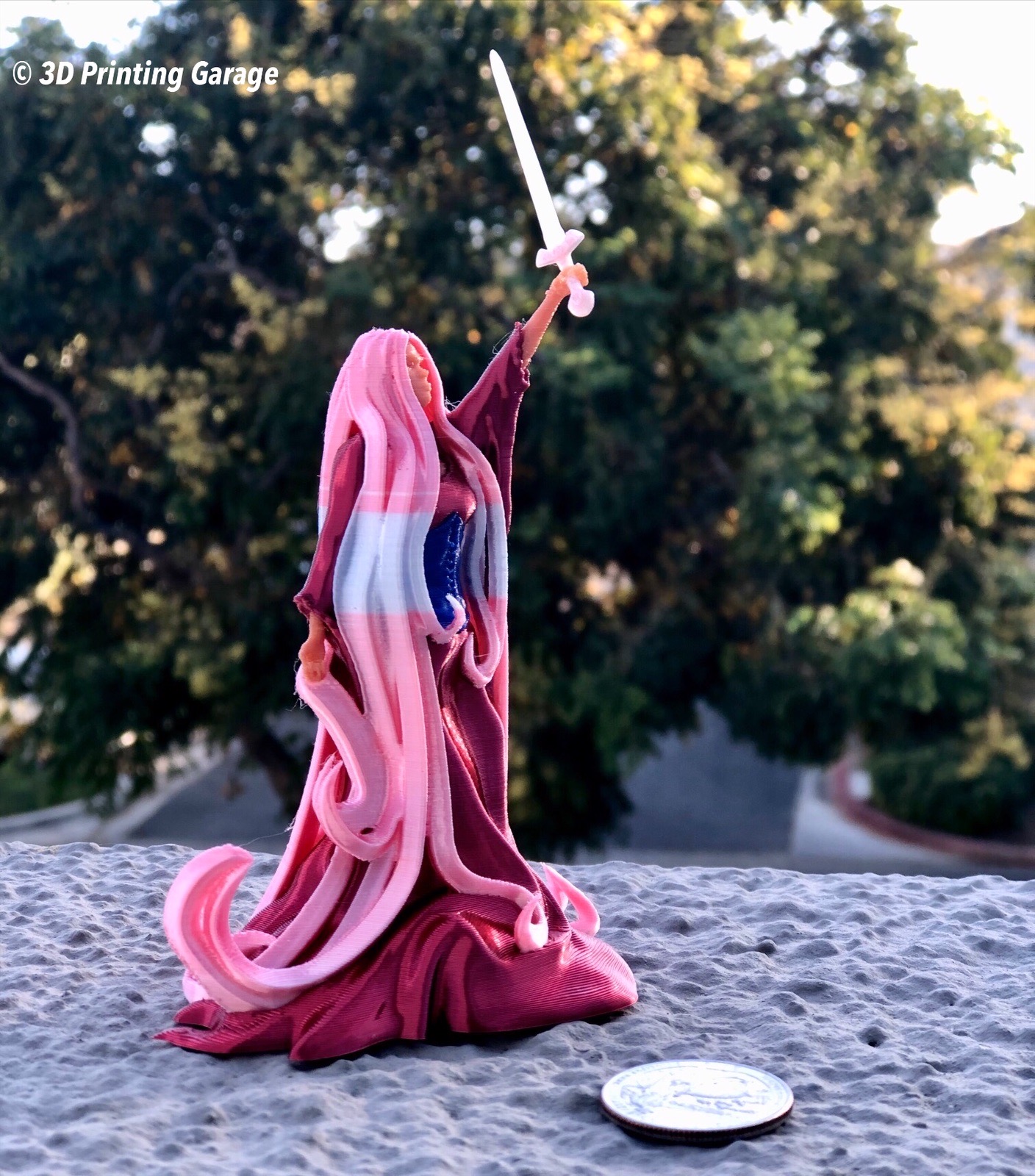 3D Printable Lady Niniane by Jukka Seppänen